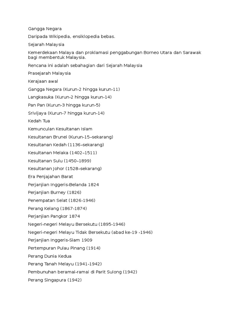 Gangga Negara | PDF