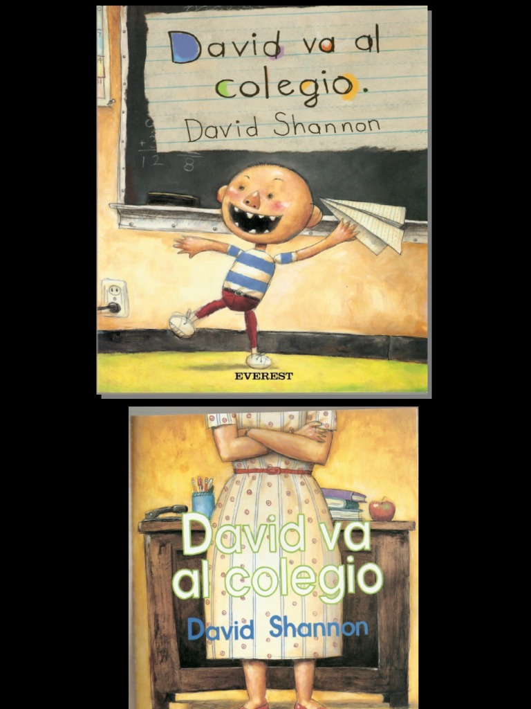 Cuento David Va Al Colegio David Shannon | PDF