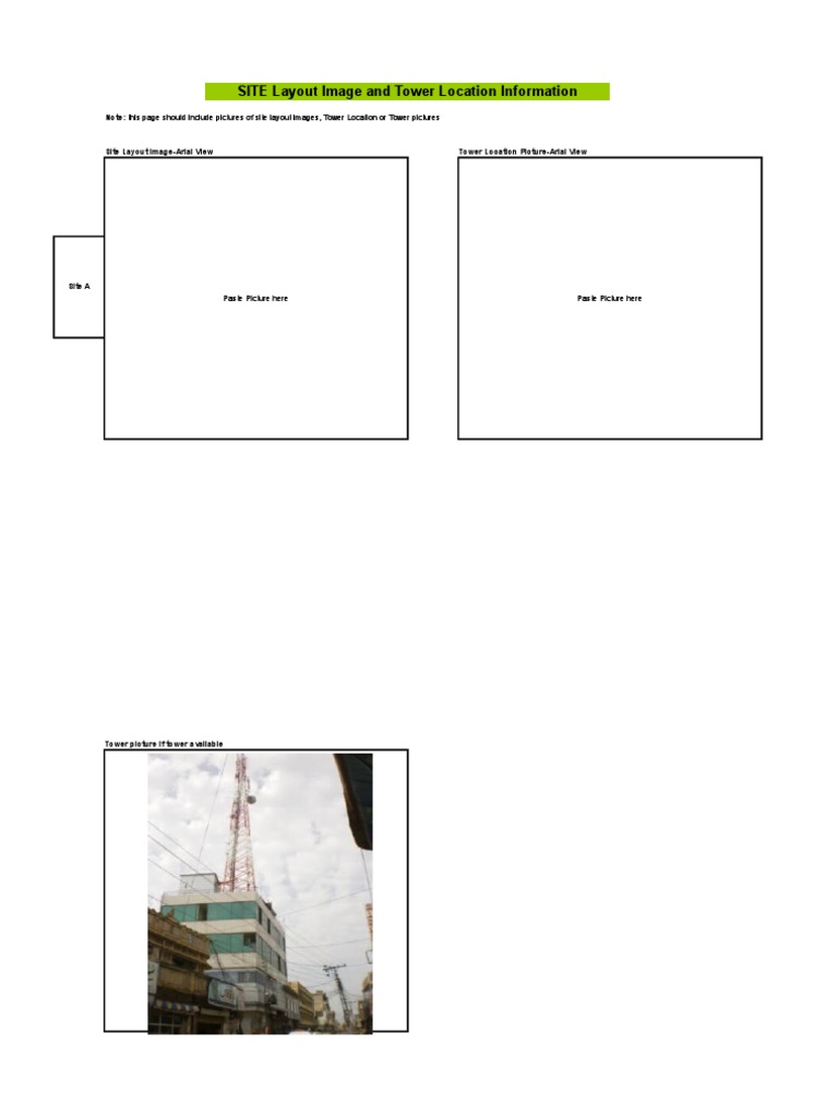 Lte TSSR Template (v1.1) | PDF | Antenna (Radio) | Digital Technology