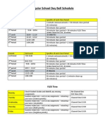Middle School Block Schedule Samples | PDF