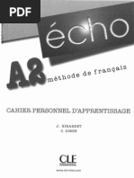 Écho - A1 Méthode de Français | PDF
