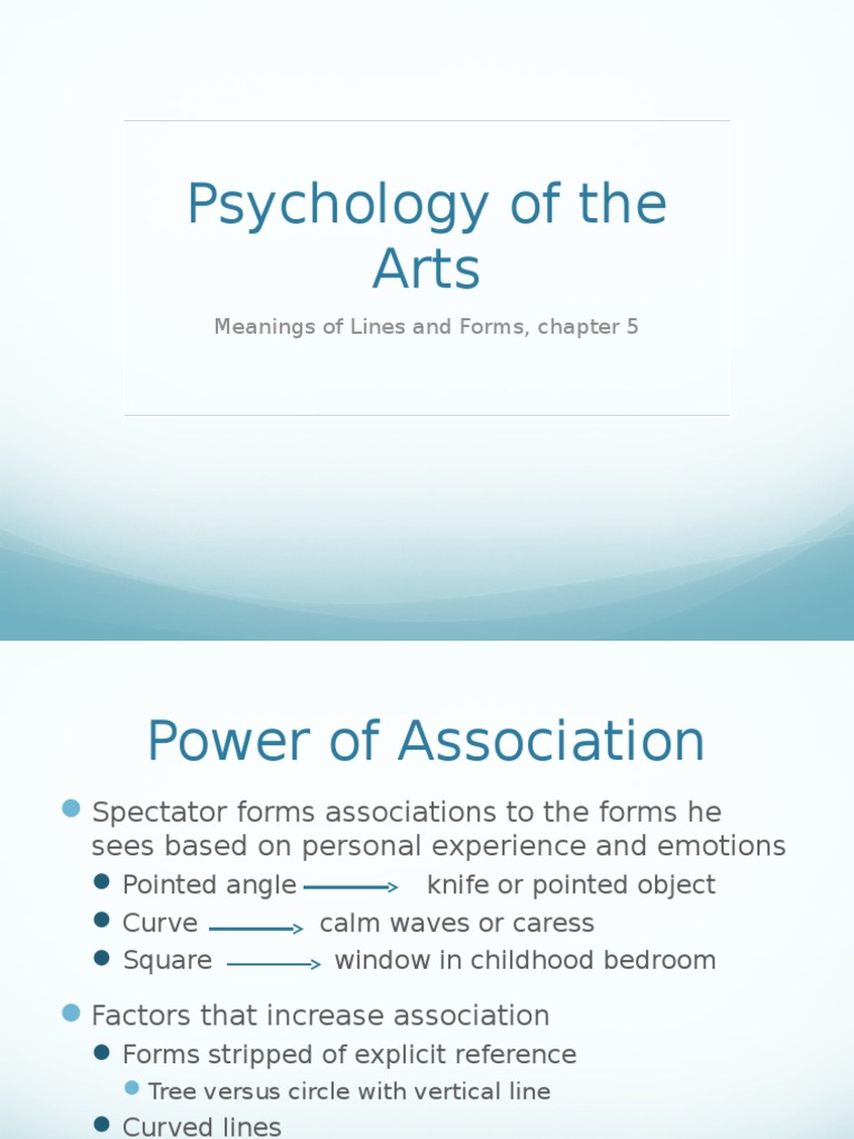 Meanings of Lines and Forms | PDF