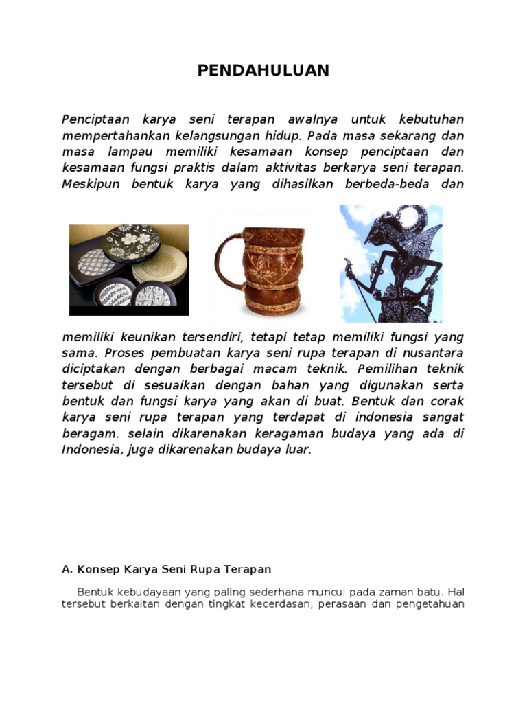 Gambar Mewarnai Seni Rupa Terapan