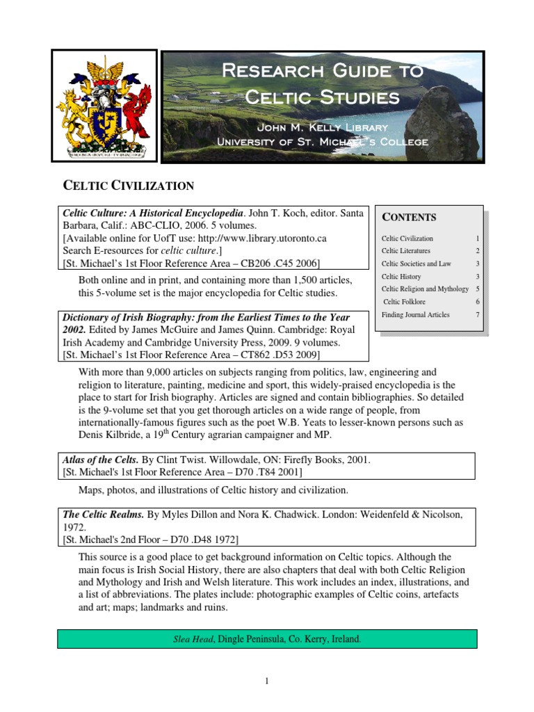 Celtic Studies | PDF | Celts | Citation