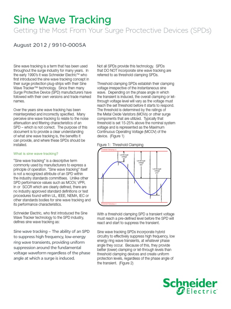 Sine Wave Tracking: Getting The Most From Your Surge Proctective ...
