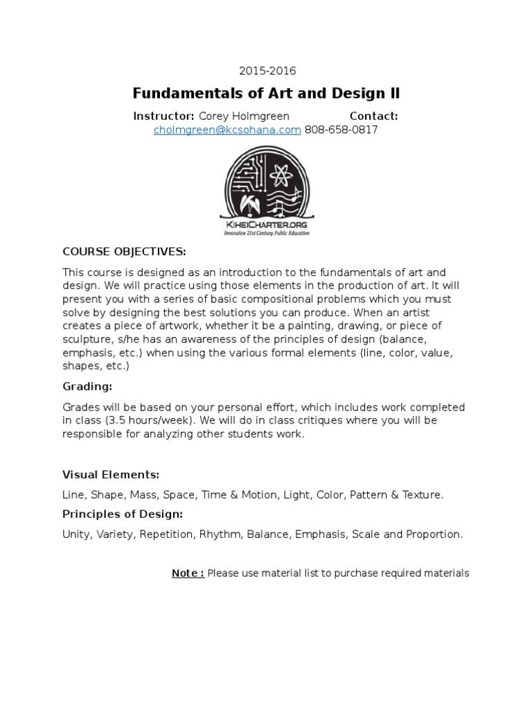Fundamentals of Art LL | PDF | Career & Growth