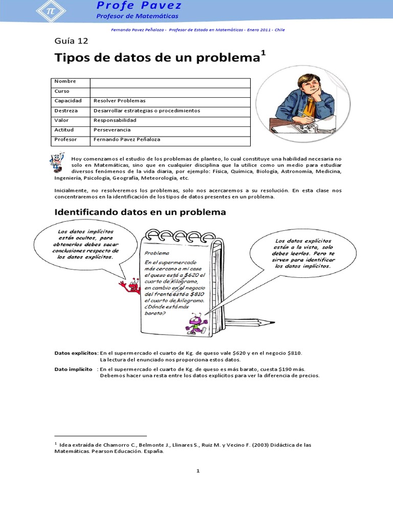 Datos Explicitos e Implicitos | PDF | Enseñanza de matemática | Science