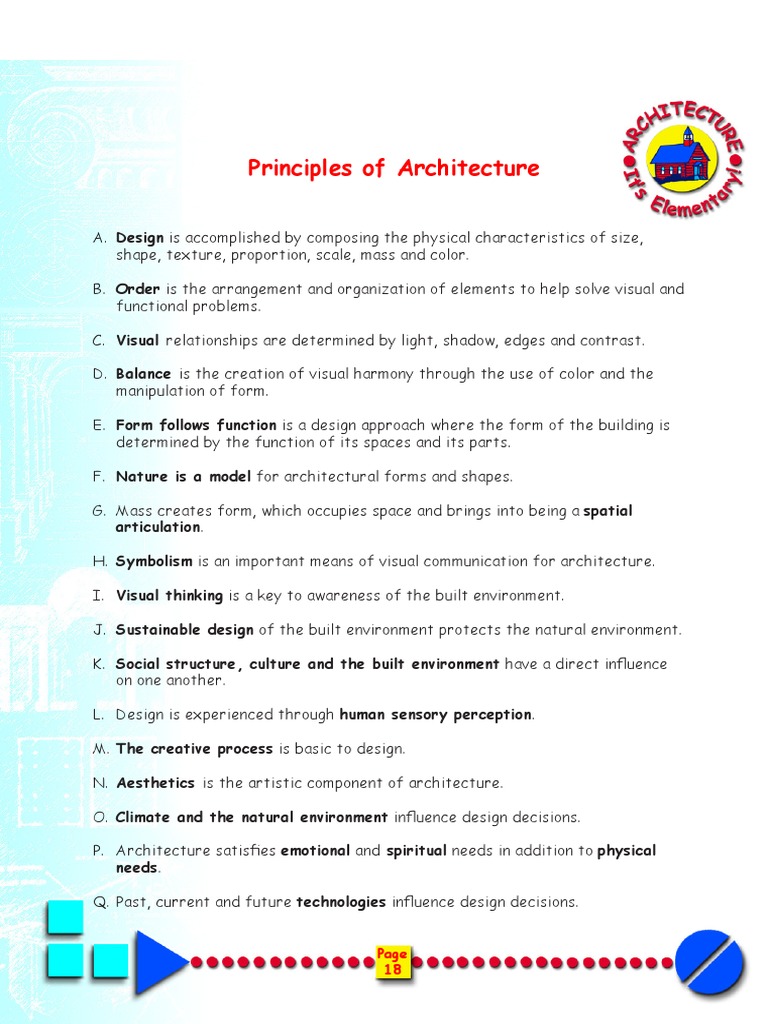 Principles of Architectural Design | PDF