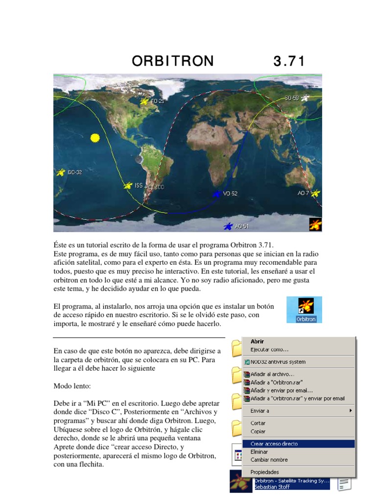 Tutorial Orbitron | PDF | Point and Click | Radar