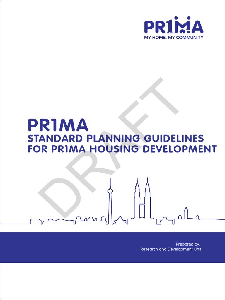 PR1MA STANDARD PLANNING GUIDELINES - December 2013 DRAFT PDF | PDF ...