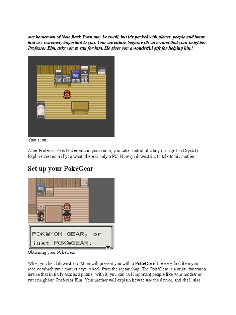 WT Pokemon Crystal 1 | PDF | Pokémon | Nintendo