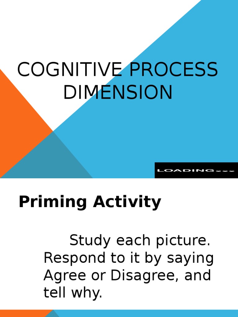 Cognitive Process and Knowledge Dimensions | PDF | Knowledge | Cognition