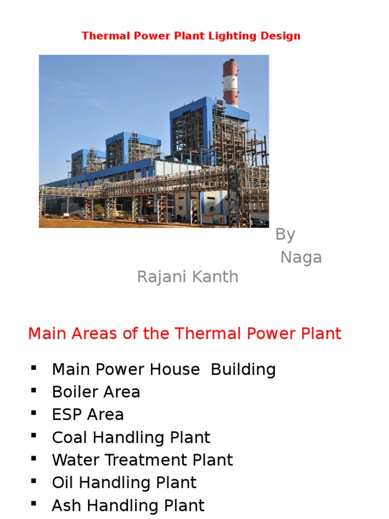 By Naga Rajani Kanth: Thermal Power Plant Lighting Design | Download ...