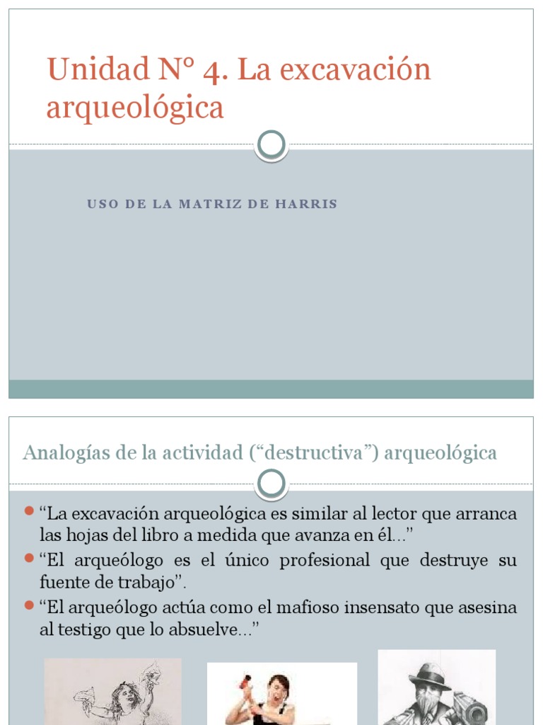 Excavación Arqueológica (Matriz de Harris) | PDF | Estrato | Arqueología