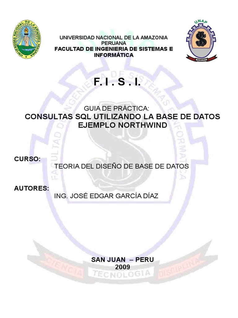 Guia Practica de Transact SQL - Fisi | PDF | SQL | Tabla (base de datos)