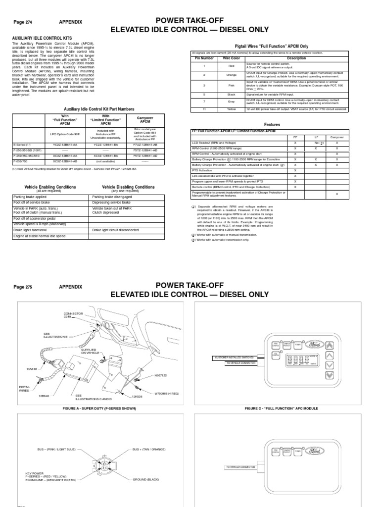 Diesel Idle Control Kit Guide | PDF | Automatic Transmission | Switch