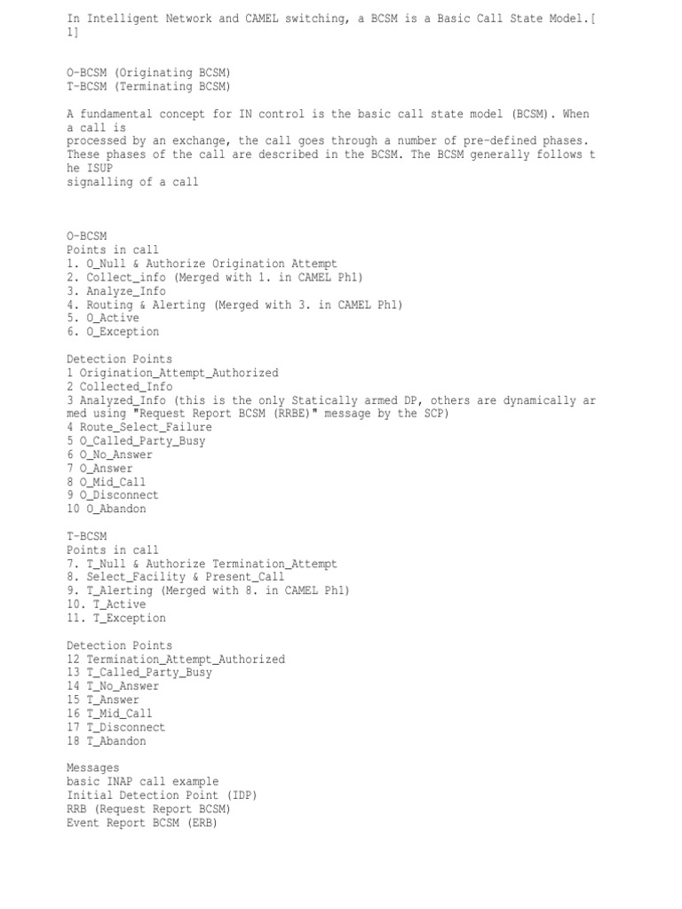 Basic ISUP SCCP MAP Messages | PDF | Telecommunications Infrastructure ...