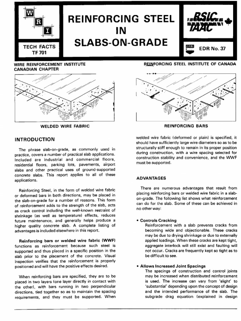 Slabs On Grade | PDF