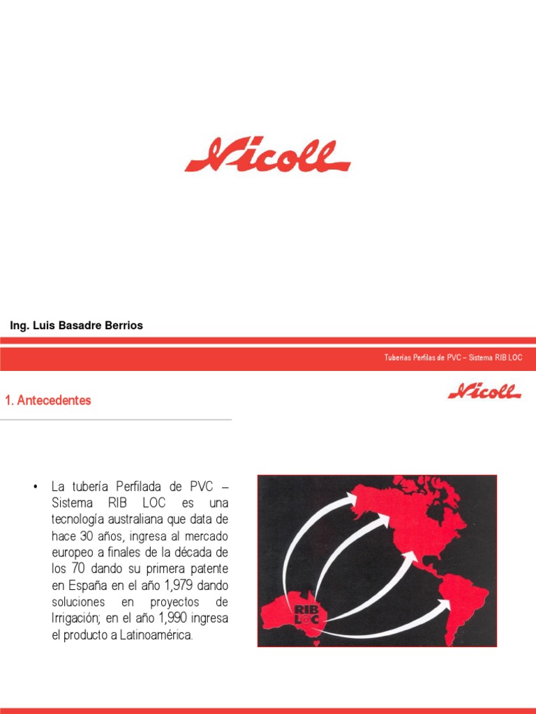 Sistema de tuberías perfiladas de PVC - RIB LOC: Características ...