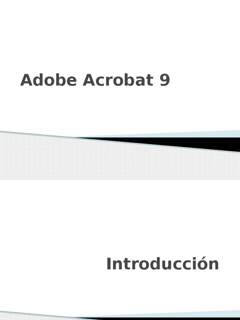 Guía de Adobe Acrobat 9: Crear y Usar PDF | PDF | Adobe Systems ...