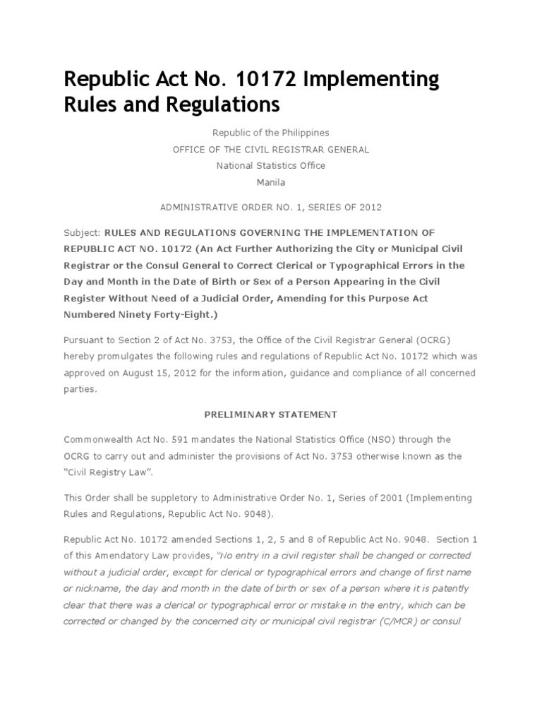 Republic Act No 10172 | PDF