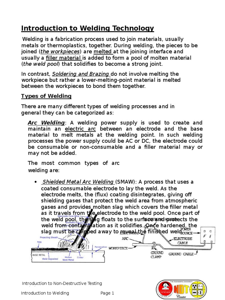 Introduction Basic Welding Technology | PDF | Welding | Construction