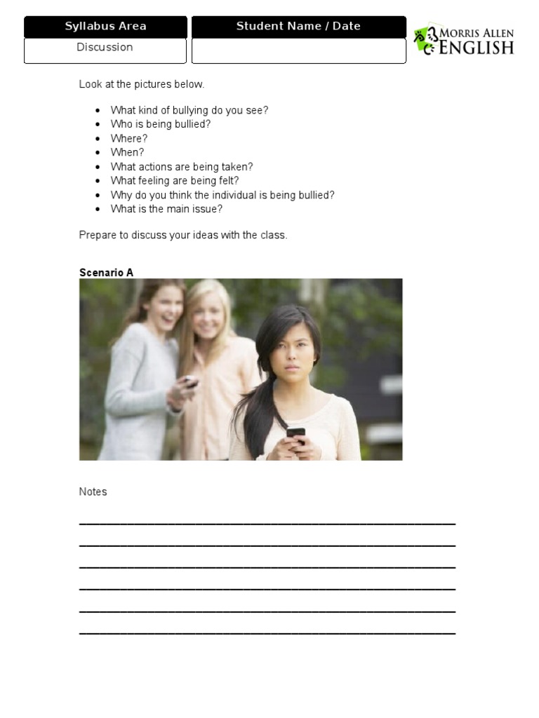 Cyberbullying Lesson | PDF | Cyberbullying | Bullying