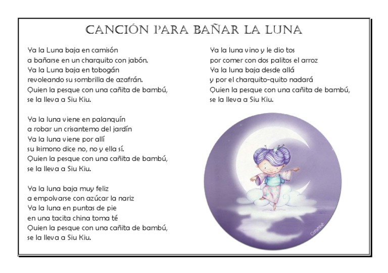 Canción para Bañar La Luna | PDF