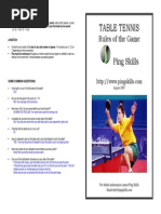 Basic Table Tennis Rules Explained | PDF | Table Tennis | Gaming