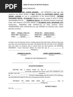 Deed of Sale Blank | PDF
