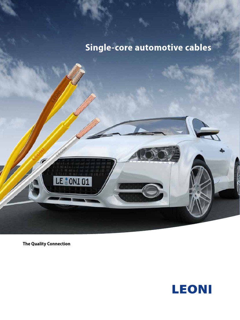 Leoni Cable | PDF | Electrical Conductor | Thermoplastic