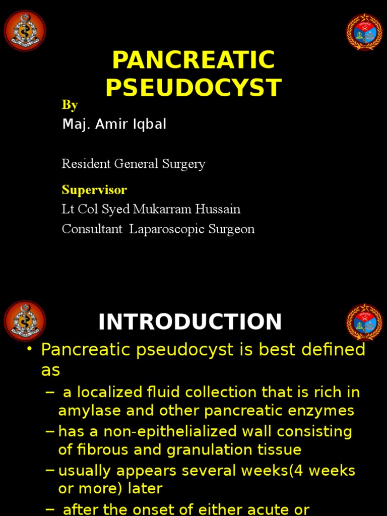 Understanding Pancreatic Pseudocysts | PDF | Pancreatic Cancer ...