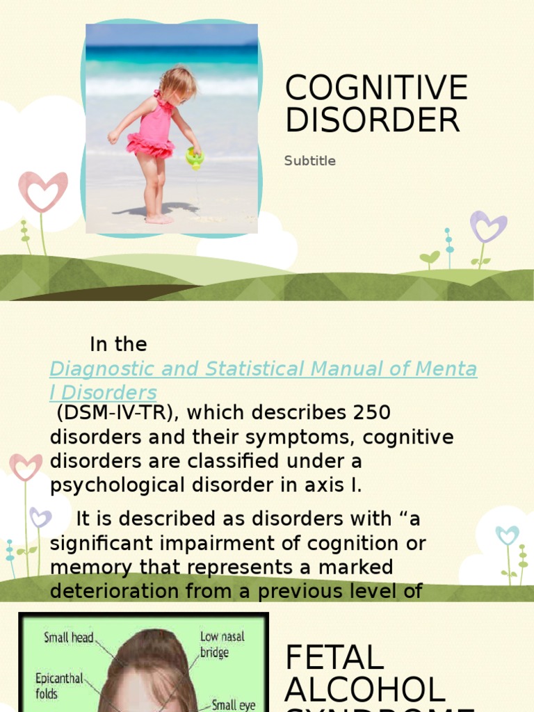 Cognitive Disorder | PDF | Attention Deficit Hyperactivity Disorder ...
