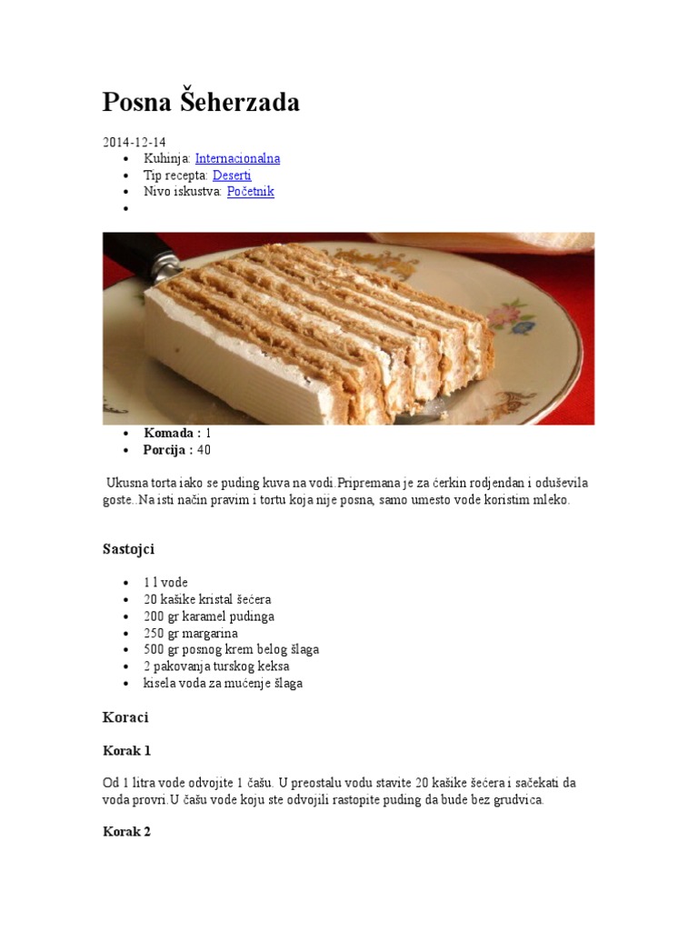 Posne Torte | PDF