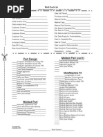 1362-Mould Design Verification Checklist | PDF | Casting (Metalworking ...