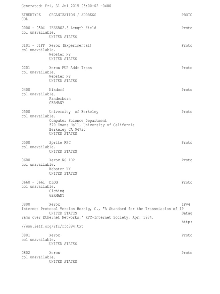 Eth | PDF | Computer Network | Communications Protocols