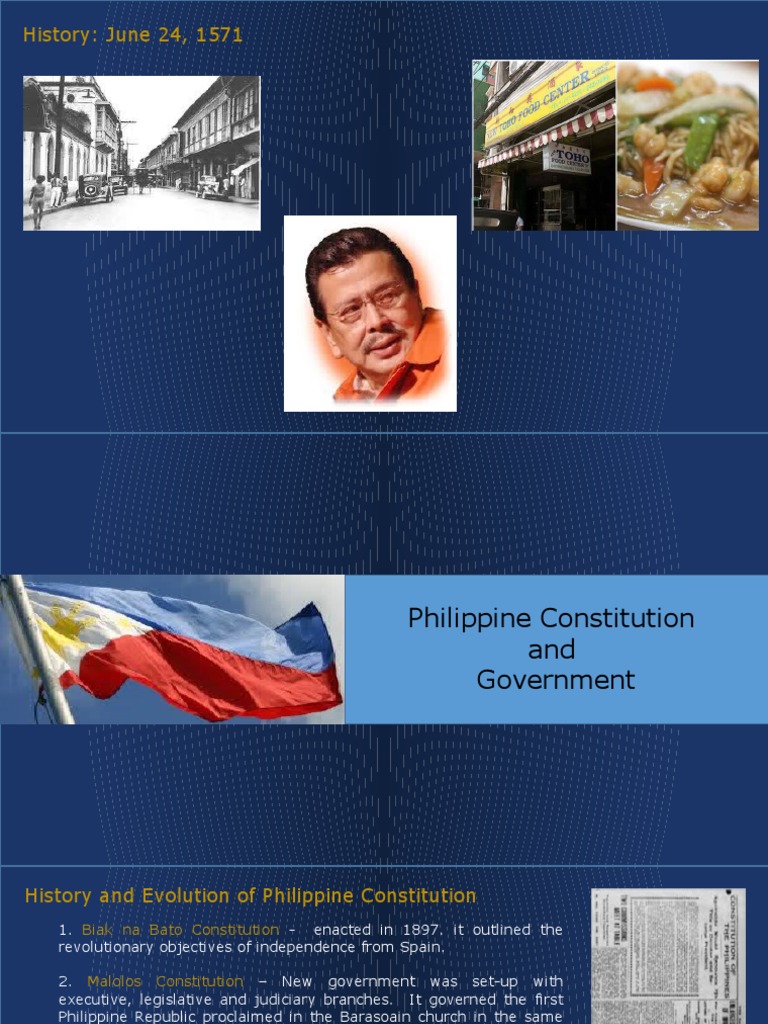 Evolution of the Philippine Constitution | PDF | Constitution | Sources ...