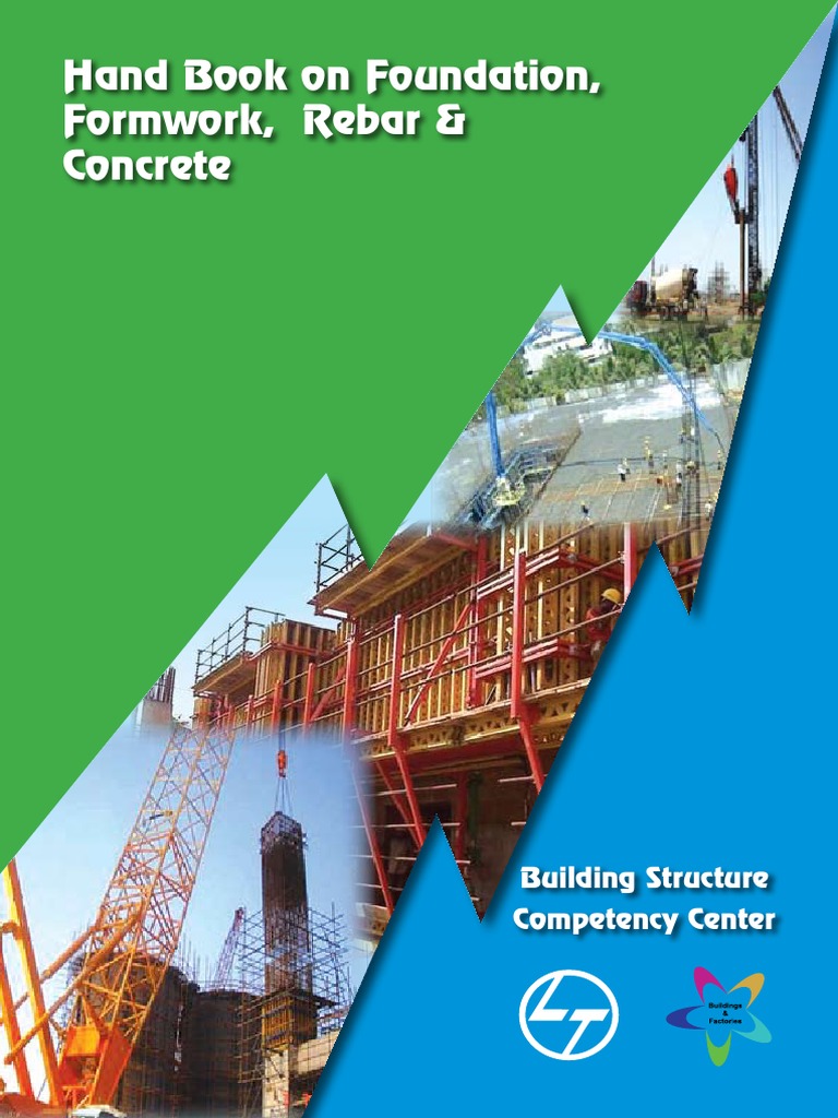 Handbook Foundation Form Work Rebar Concrete | PDF | Concrete | Deep ...