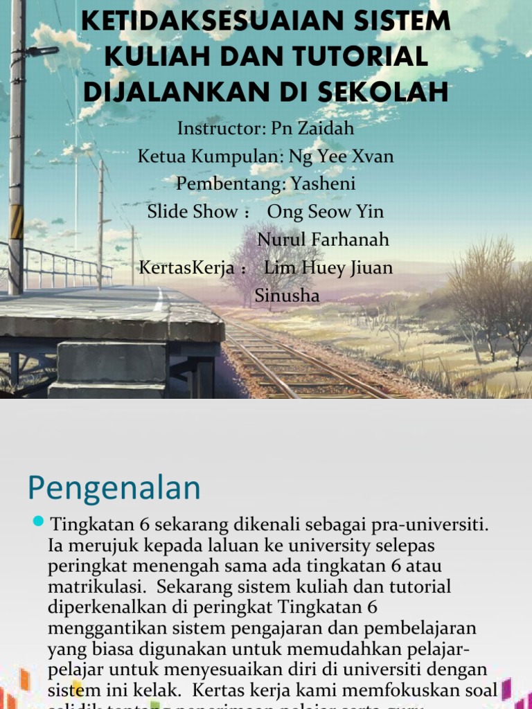 Contoh An Power Point Kolokium | PDF