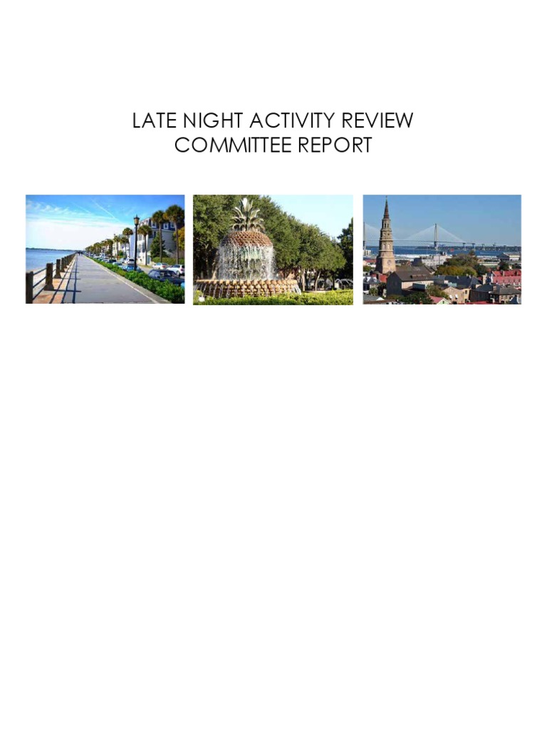 Late Night Activity Review Report | PDF | Leadership | Charleston