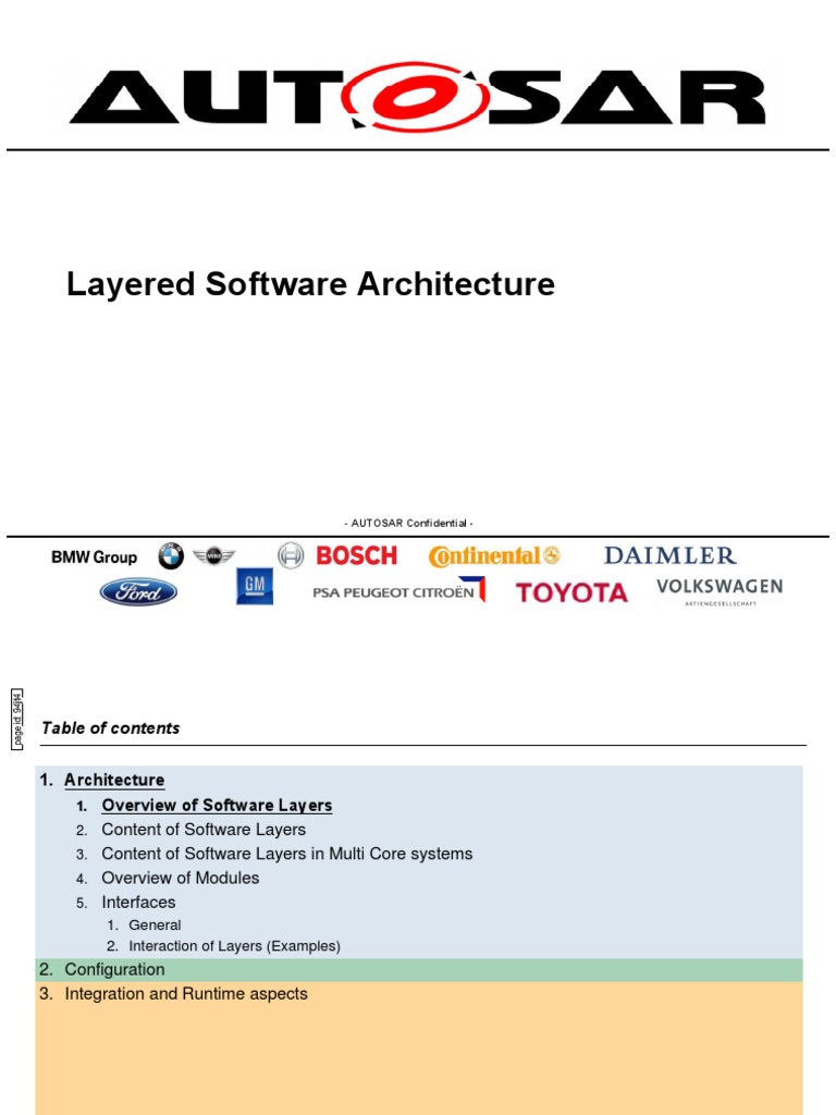 AUTOSAR Slides - Extracted | PDF | Device Driver | Application Programming Interface
