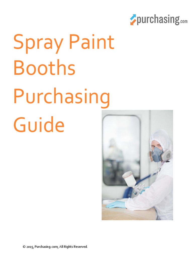 Spray Paint Booths Purchasing Guide | PDF | Elevator | Paint