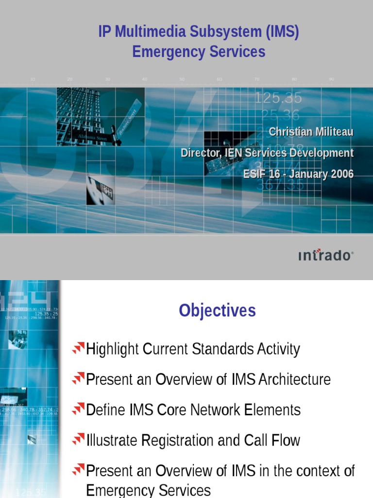 IP Multimedia Subsystem (IMS) Emergency Services | Download Free PDF ...