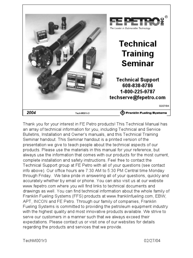 Manual de Bombas Fe Petro | PDF | Valve | Electrical Connector