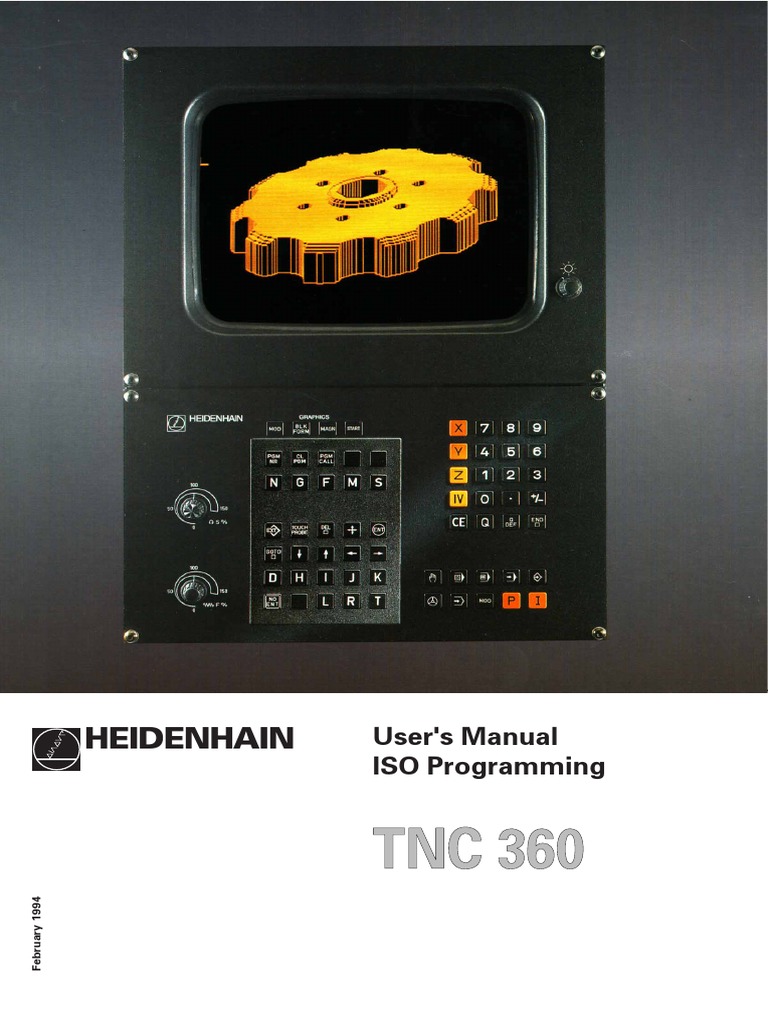TNC 360 Iso | PDF | Cartesian Coordinate System | Numerical Control