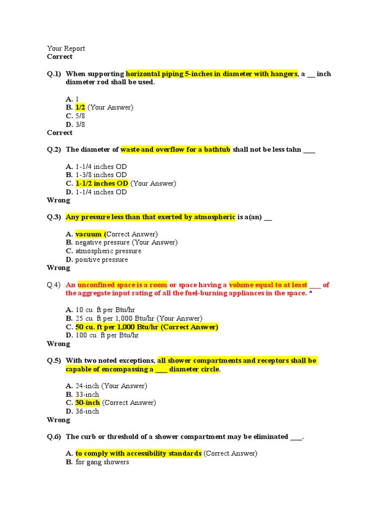 Master Plumbing Reviewer 1 | PDF | Plumbing | Sanitary Sewer