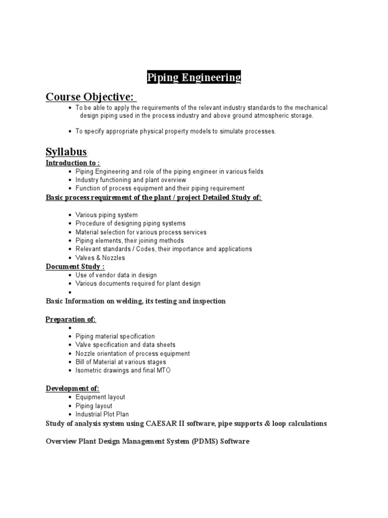 PED and Piping | PDF | 3 D Modeling | Pipe (Fluid Conveyance)