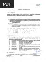 Concrete Topping Method Statement | PDF | Concrete | Industries