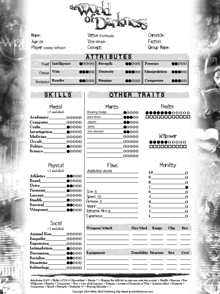 Attributes: Mental Merits Health | PDF