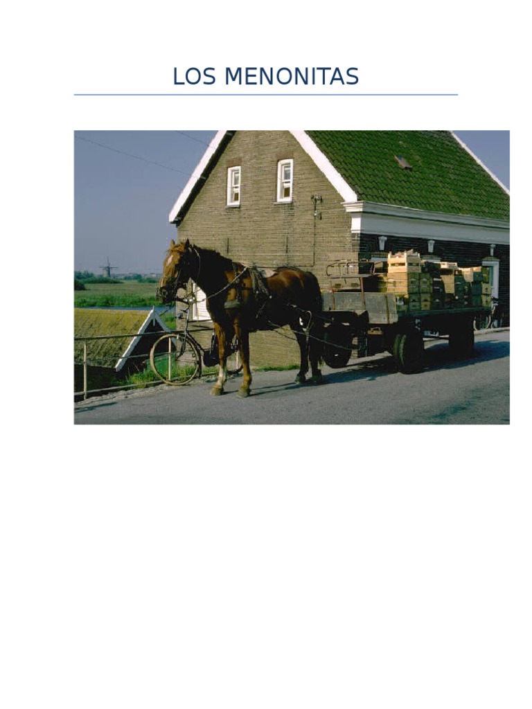 Historia y vida de los menonitas | PDF | Amish | Suiza